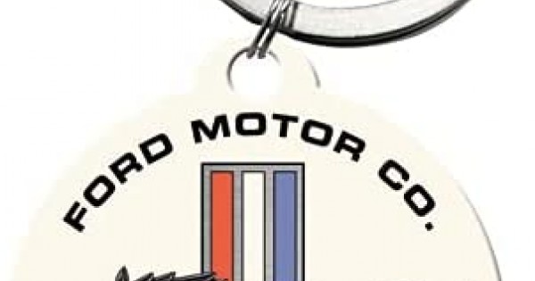 Breloc metalica - Ford Mustang - Horse & Stripes