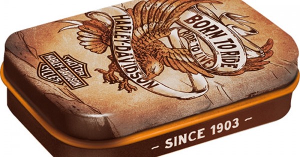 Cutie mica cu bomboane Harley Davidson Born to Ride Eagle