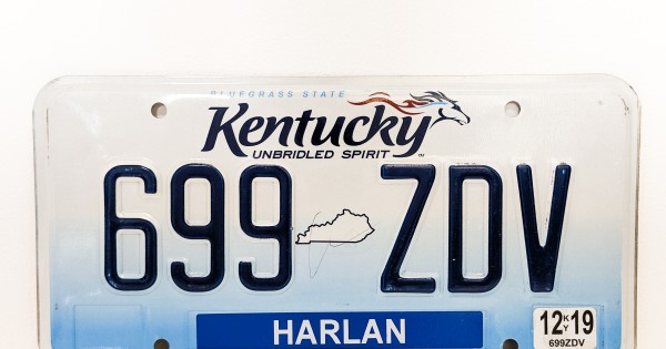 Placuta inmatriculare Autentica KENTUCKY