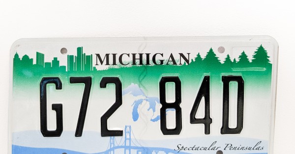 Placuta inmatriculare Autentica MICHIGAN