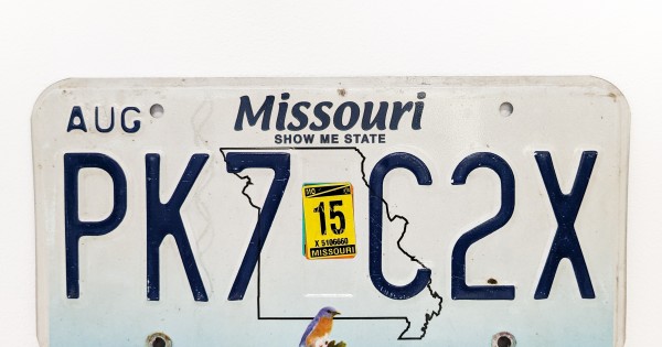 Placuta inmatriculare Autentica MISSOURI