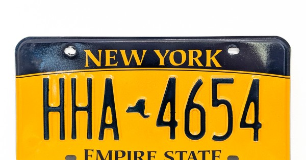 Placuta inmatriculare Autentica NEW YORK