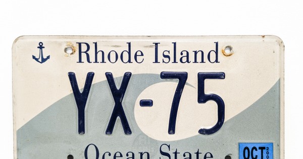 Placuta inmatriculare Autentica RHODE ISLAND