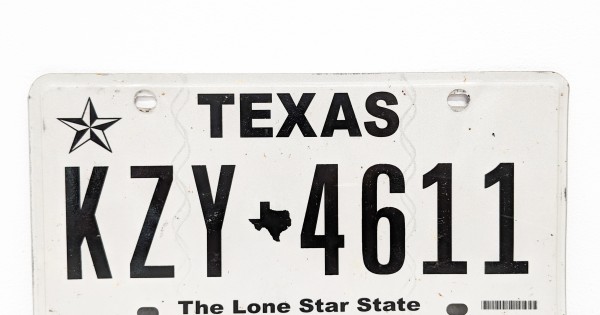 Placuta inmatriculare Autentica TEXAS